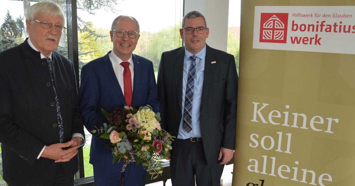 Bonifatiuswerk der deutschen Katholiken: Manfred Müller neuer Präsident des Bonifatiuswerkes